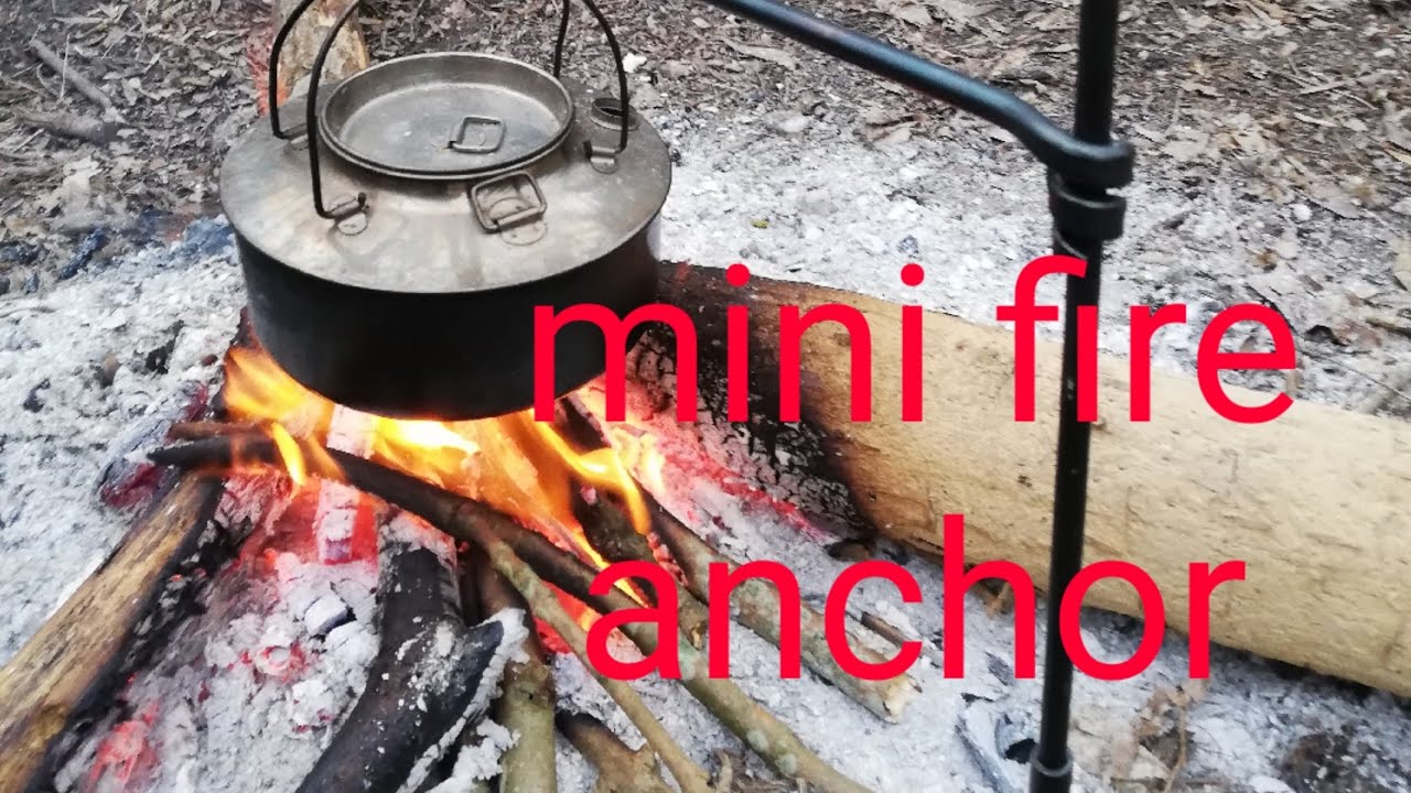 Bushcraft gear - Mini fire anchor - Outdoor Gear - Cooking - YouTube