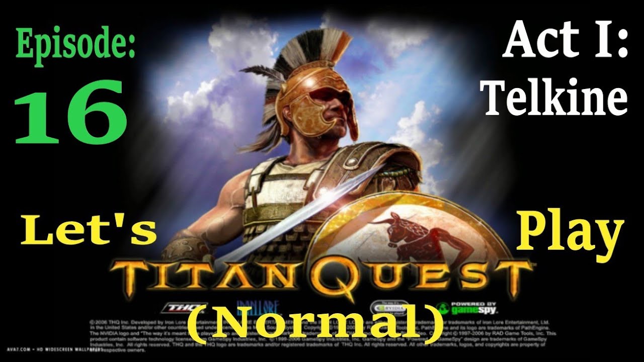 Let's Play Titan Quest A/E Normal Episode 16 Act 1 Telkine - YouTube