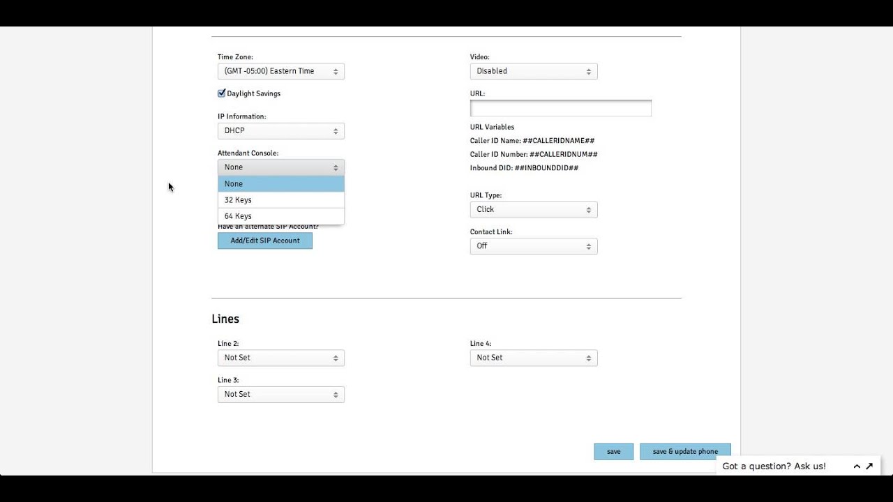 How to Add BLF Keys & Or A Breakout Panel(Attendant Console) - YouTube