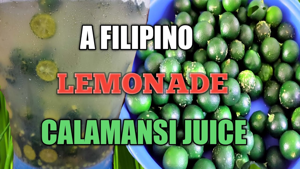 #CALAMANSI SUGAR AT WATER GAWING CALAMANSI JUICE A FILIPINO LEMONADE ...