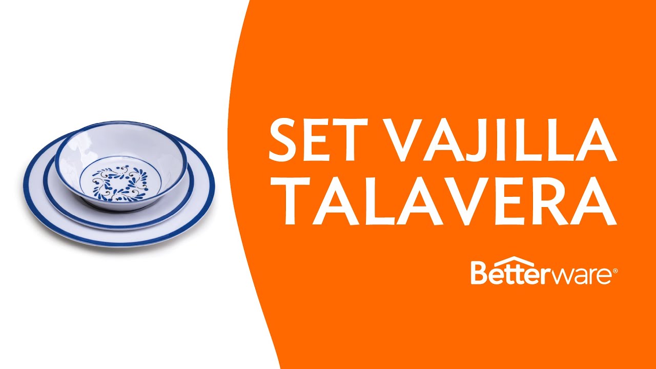 Set Vajilla Talavera Betterware - YouTube
