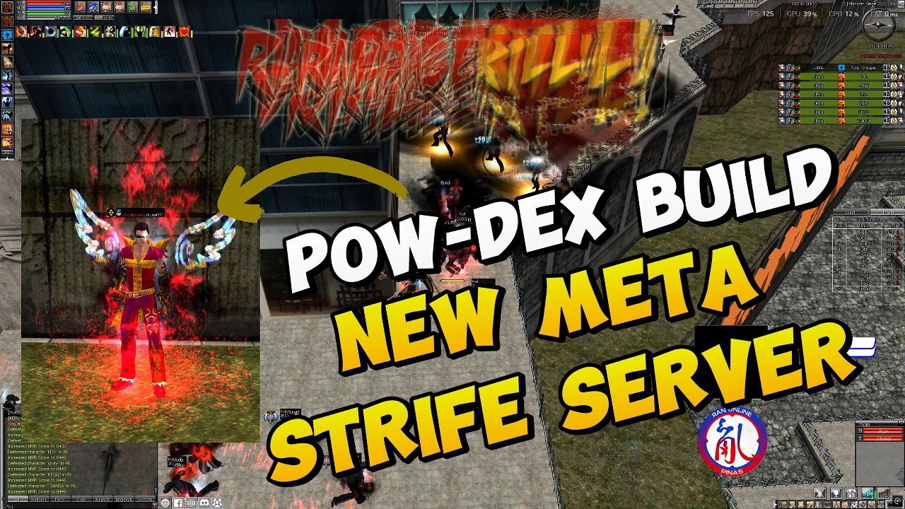 PRO BRAWLER POW-DEX GAMEPLAY RAN ONLINE PINAS STRIFE SERVER POW TYPE ...