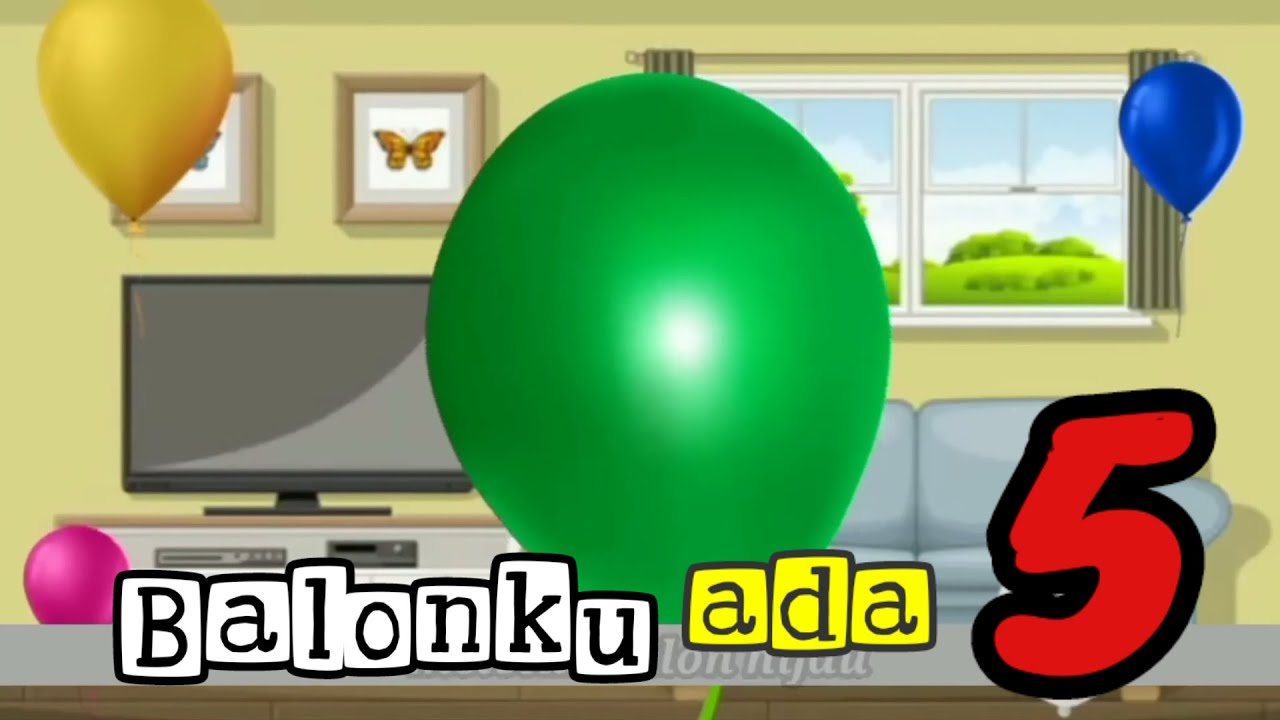 Balonku ada lima / lagu anak terpopuler / balonku ada lima versi ...