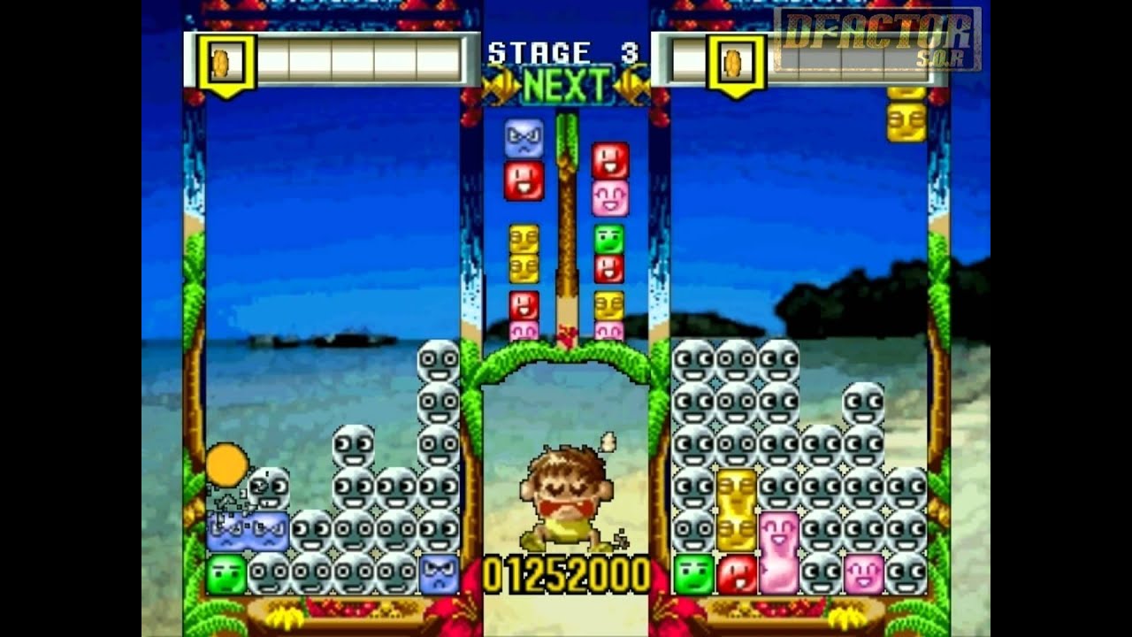 Tecmo Stackers - Gameplay - Normal - YouTube