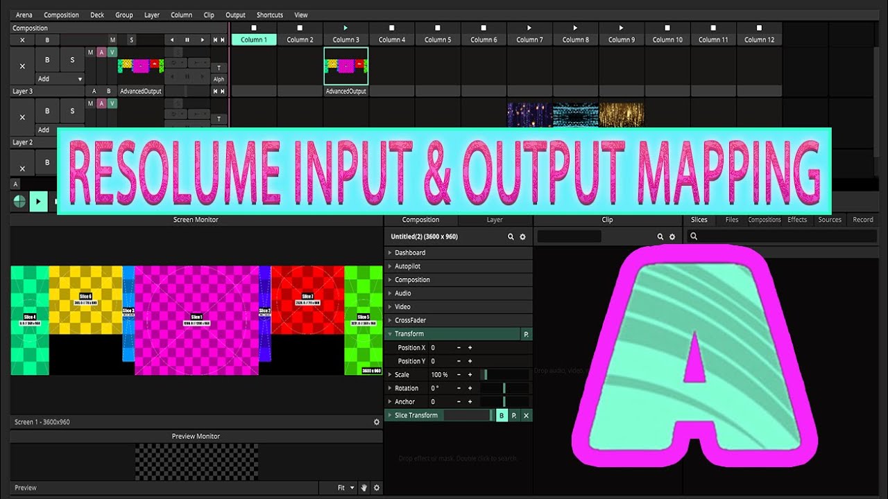 Resolume Input And Output Mapping @vfxmehra - YouTube