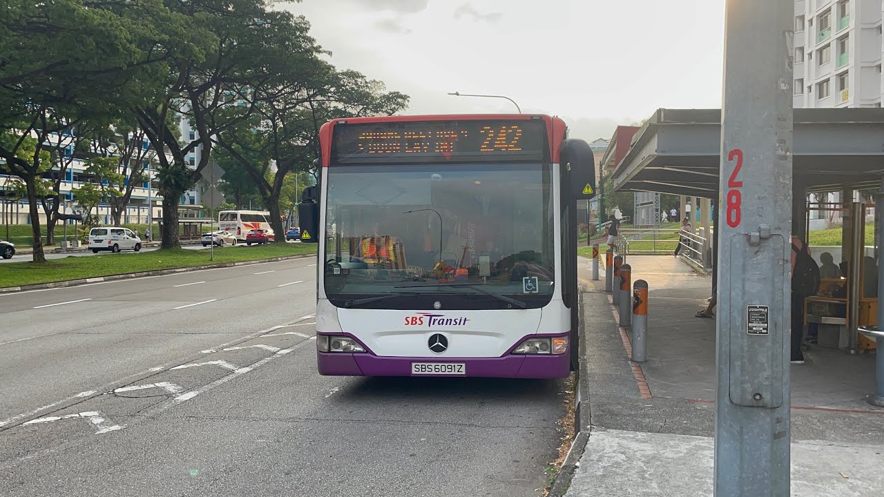 SBS Transit Mercedes-Benz O530 Citaro (Batch 1) SBS6091Z on Feeder 242 ...