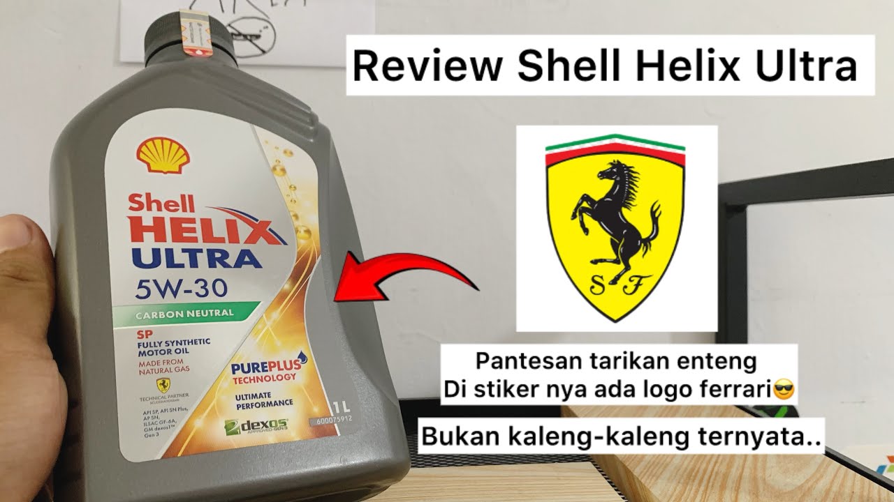 Shell helix ultra 5w-30 | oli terbaik untuk motor matic | oli terbaik ...