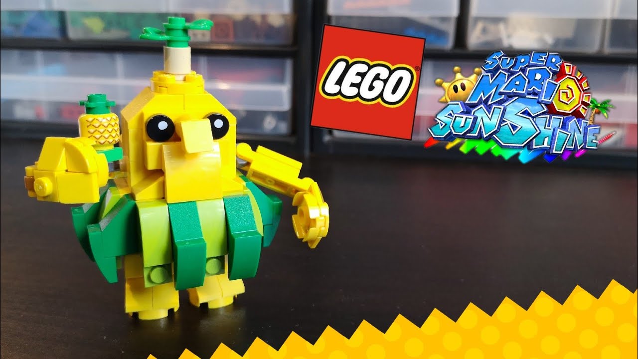 LEGO Pianta Moc - Super Mario Sunshine - YouTube