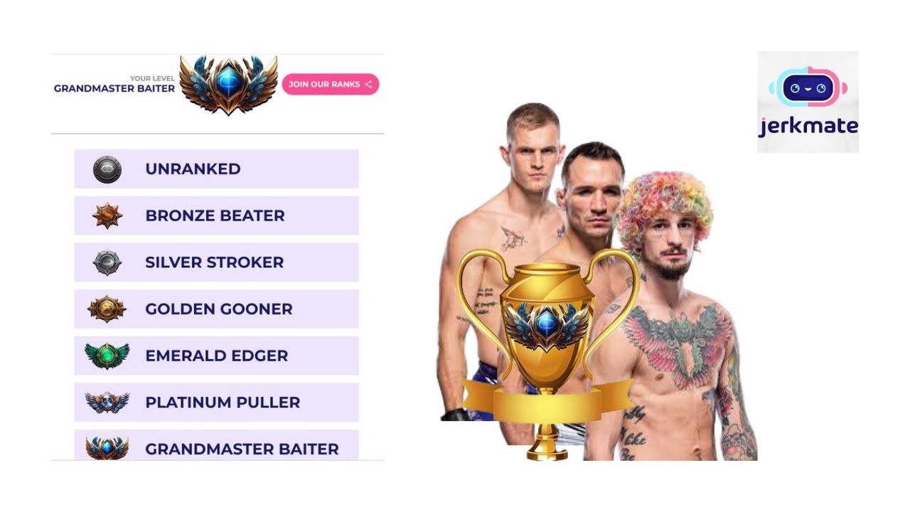 Each UFC Fighters' JerkMate Rankings - YouTube