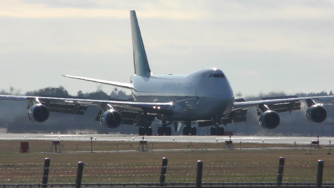 [4K] 5×B747F landing @Narita Airport rwy34R(成田空港) - YouTube