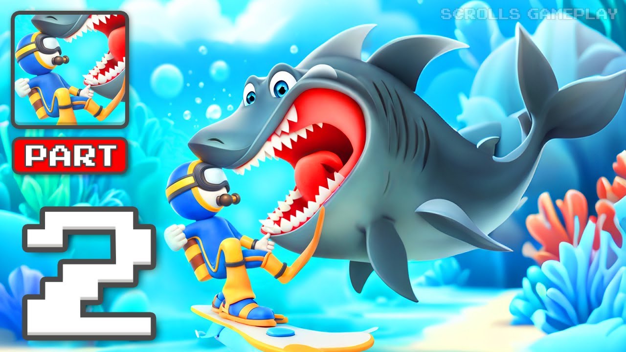 Diver Hero - Gameplay Walkthrough Part 2 - Explore the Deep and Rescue ...