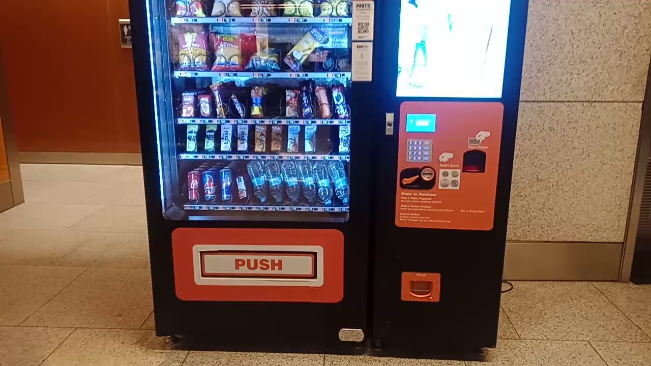 HOW TO OPERATE VENDIMAN MACHINE water bottle, etc. - YouTube