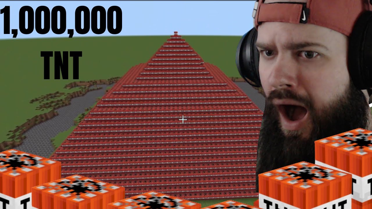 World Record Minecraft TNT EXPLOSION!! - YouTube