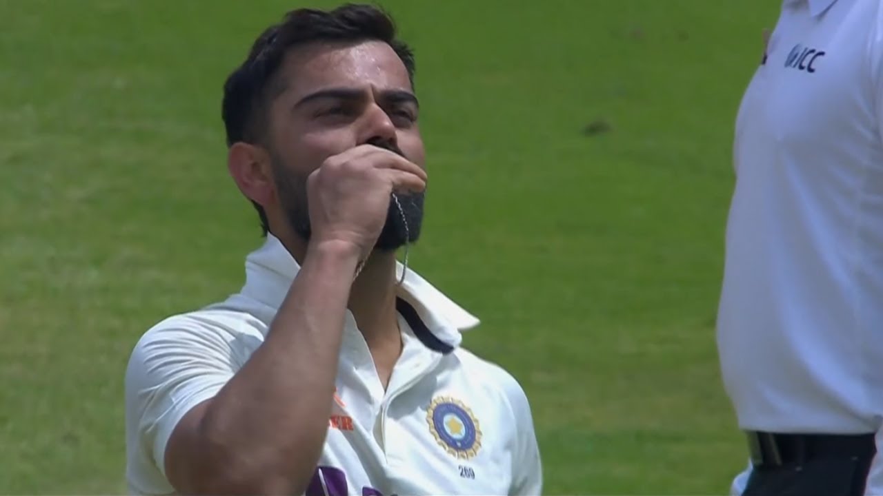 Virat Kohli emotional Celebration kissing his Engagement Ring after ...
