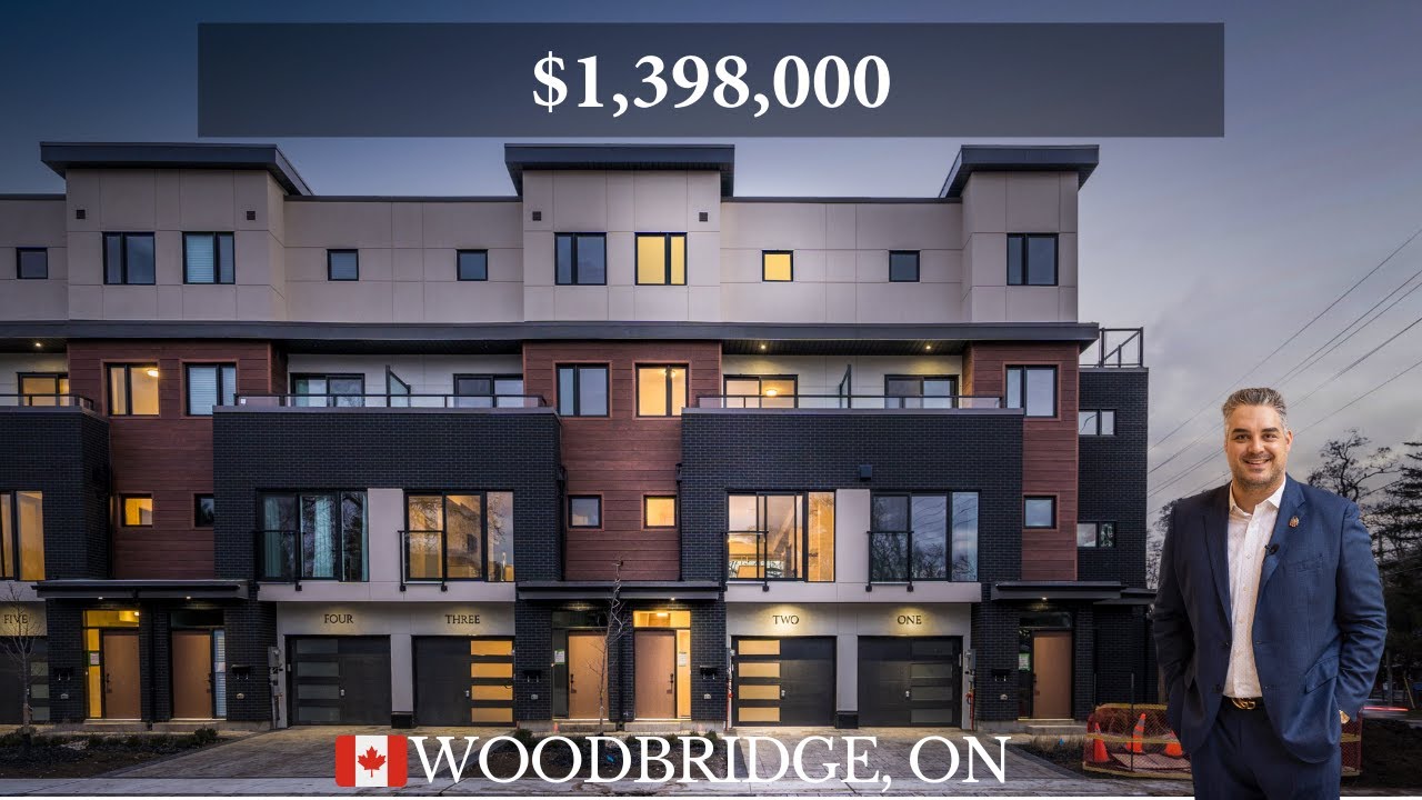 BRAND NEW UNBELIEVABLE $1.39 MILLION WOODBRIDGE, ON TOWNHOUSE | With ...