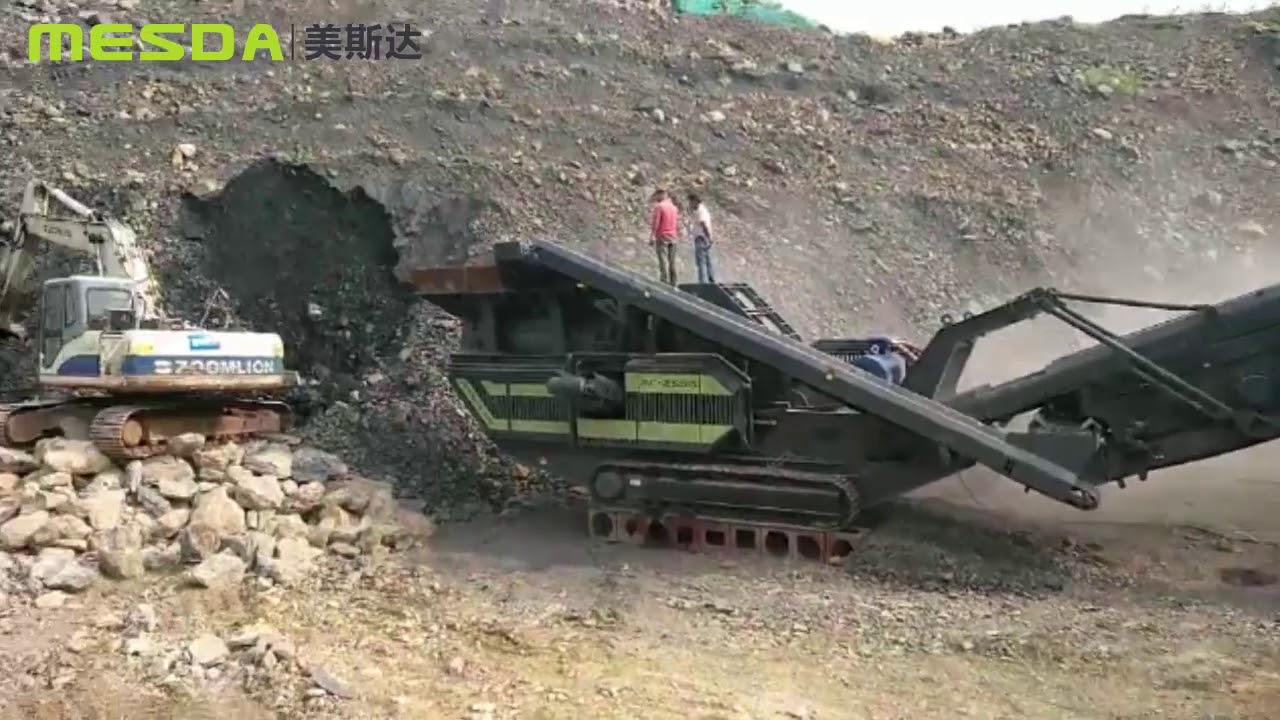 Mesda Mobile Crusher Mesda Mobile Crushing plant - YouTube