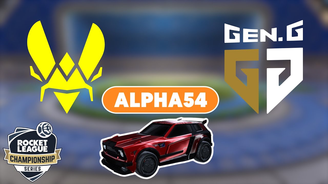 Alpha54 RLCS POV #242 - Team Vitality vs Gen.G - G4 - LB Quarterfinals ...