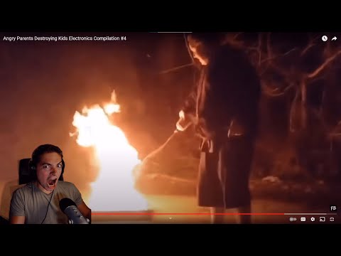 Angry Parents Destroying Kids Electronics Compilation #5 - YouTube