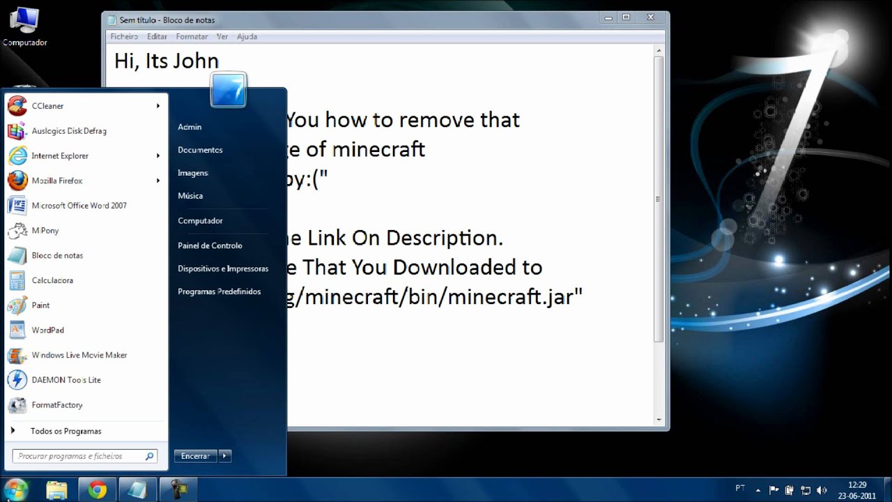 How To Remove The Unregistered Message Of Minecraft (Updated 1.7 ...