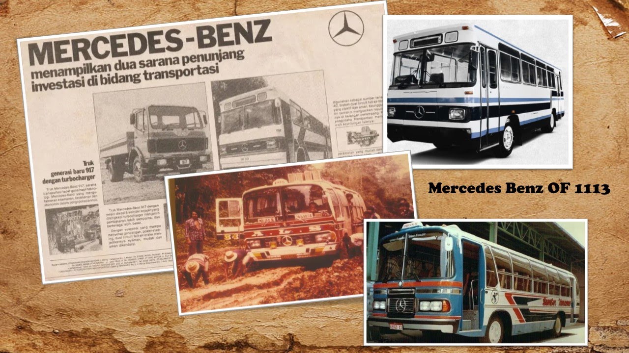 Sejarah Bus Mercedes OF 1113 Doyok yang Legendaris dan Perusahaan ...