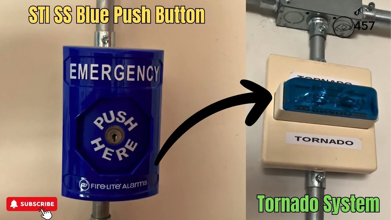 STI SS Blue Push Button Tornado System Test 1 - YouTube