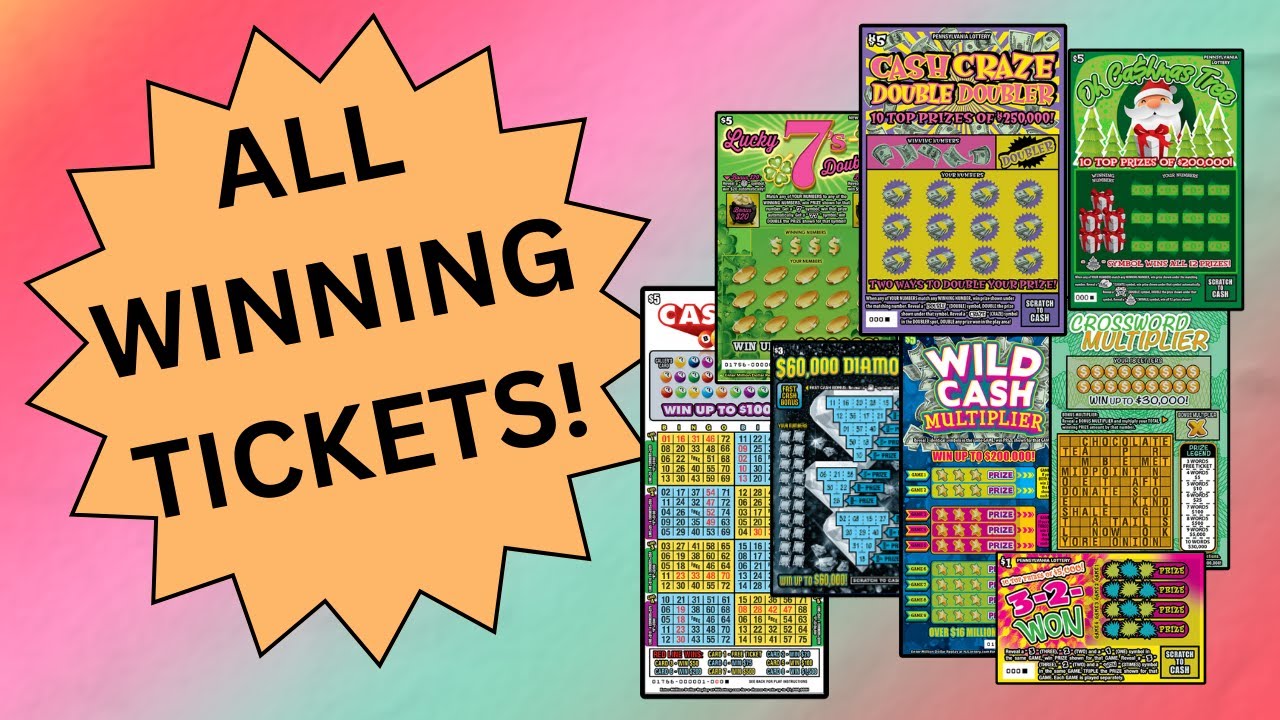 A COMPILATION OF WINNING SCRATCH OFF LOTTERY TICKETS FROM MY ...