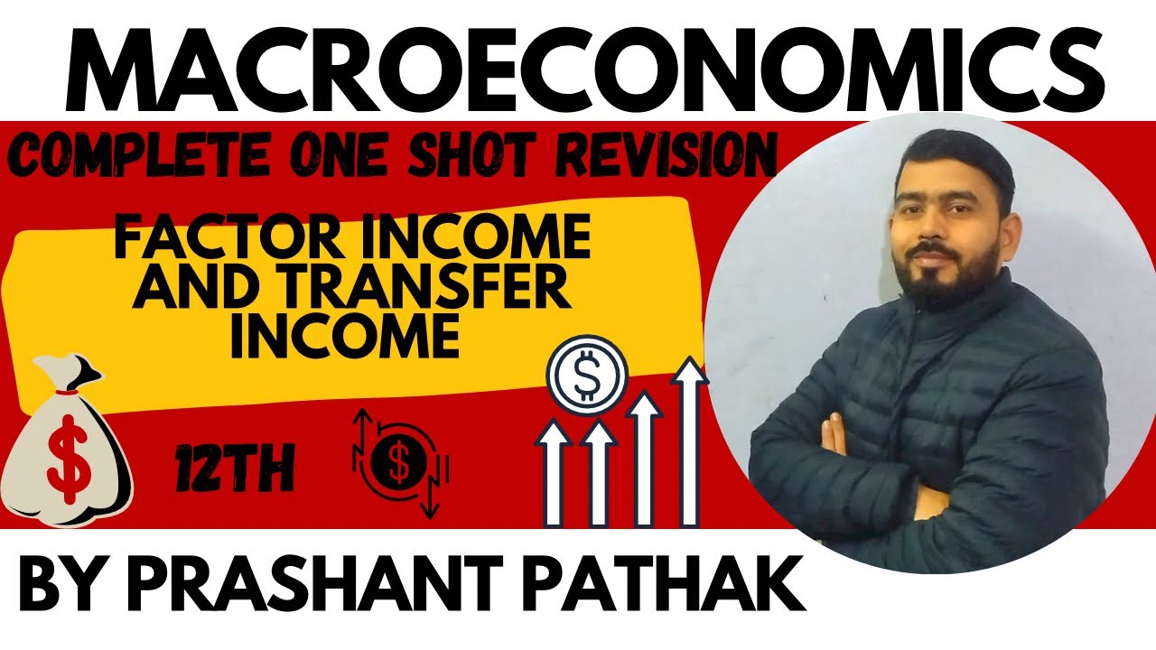 Factor income and transfer income | national income | one shot video ...