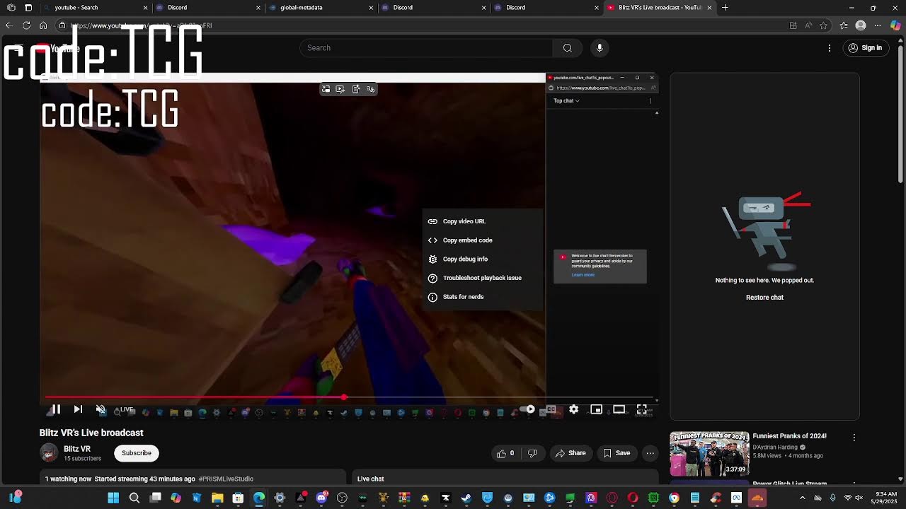 Blitz VR's Live broadcast - YouTube