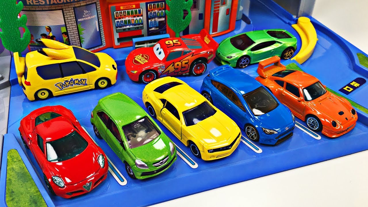 Best Learning Colors Video Mashup for Kids with Hot Wheels - Fun ...