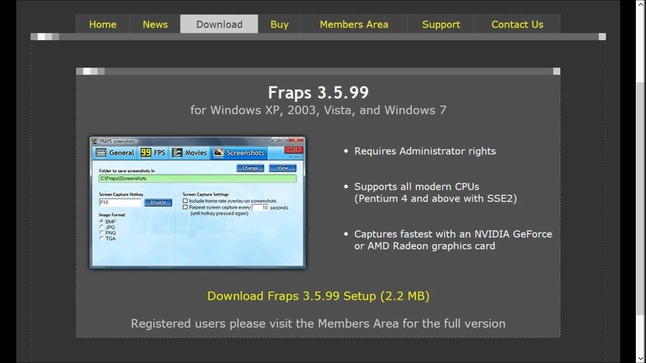 Fraps: Lock Framerate / FPS Choices Tutorial - YouTube