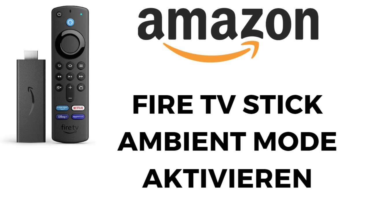 AMAZON FIRE TV STICK Ambient Mode aktivieren - YouTube