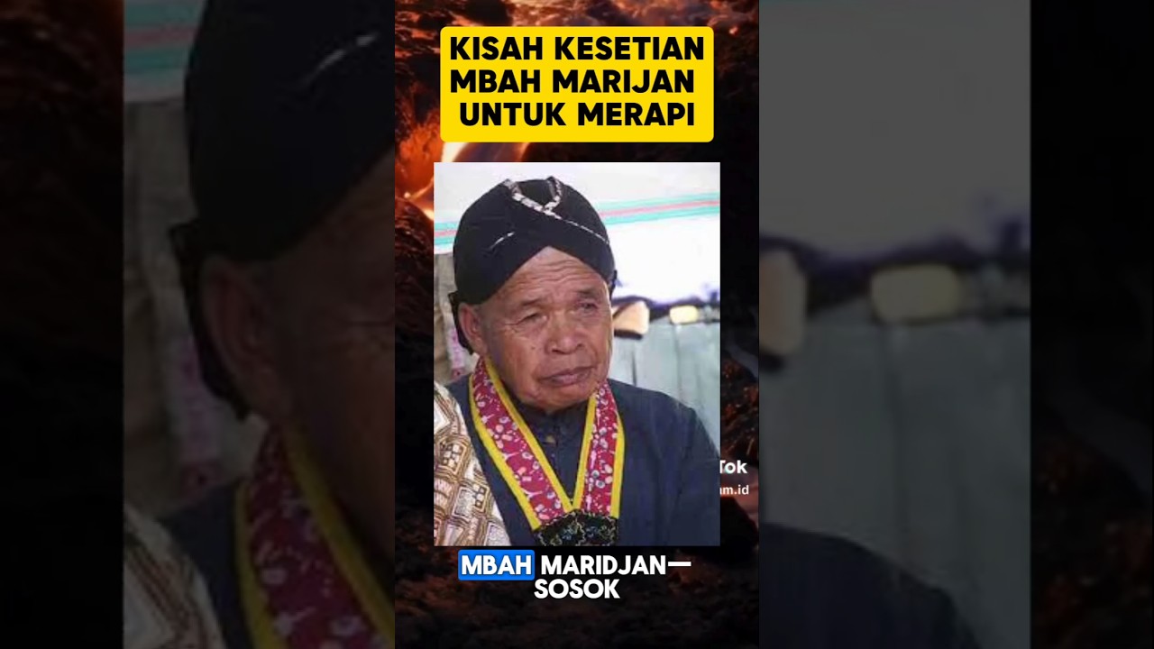 Sejarah mbah marijan dan eruspi merapi 2010 #facts #faktaunik #sejarah ...