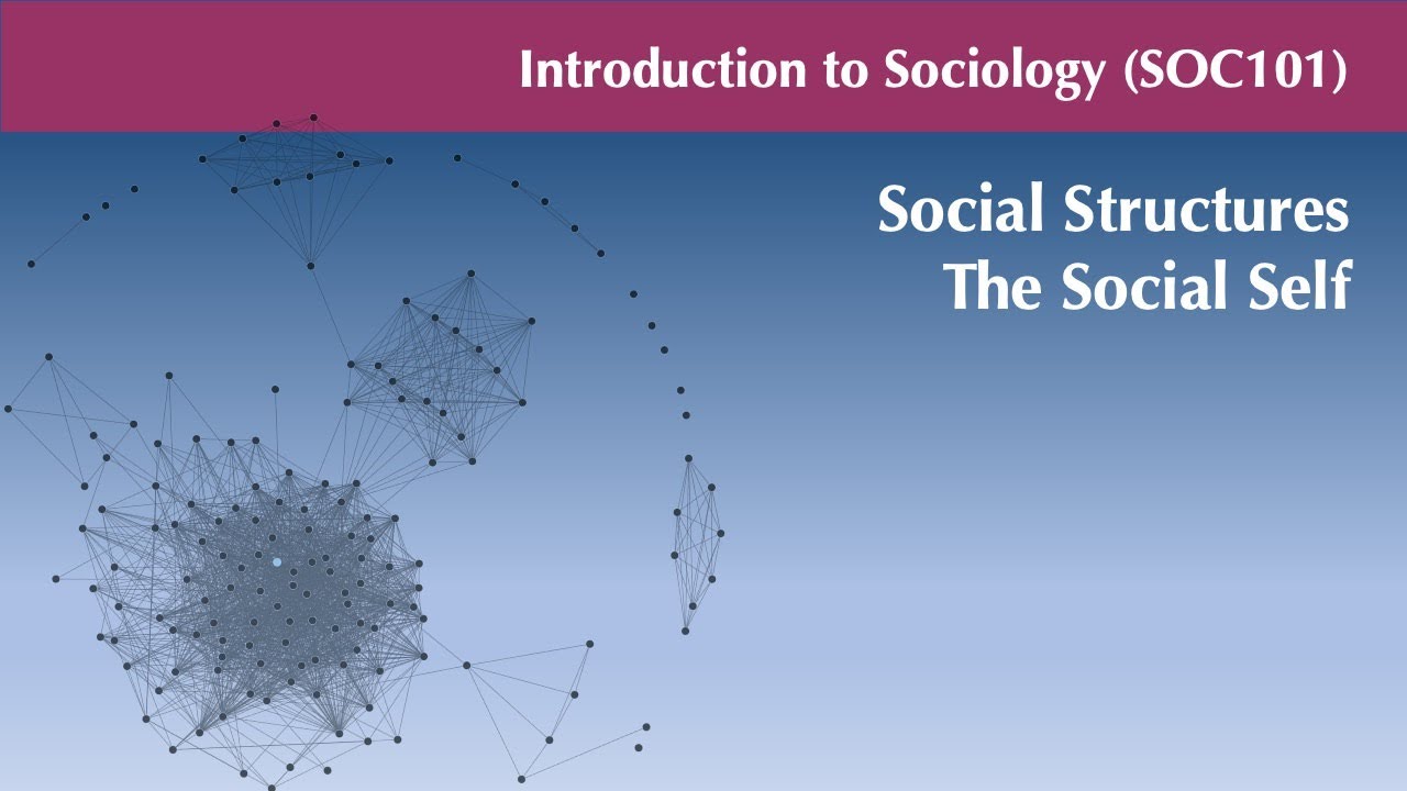 SOC101 Social Structures - The Social Self - YouTube