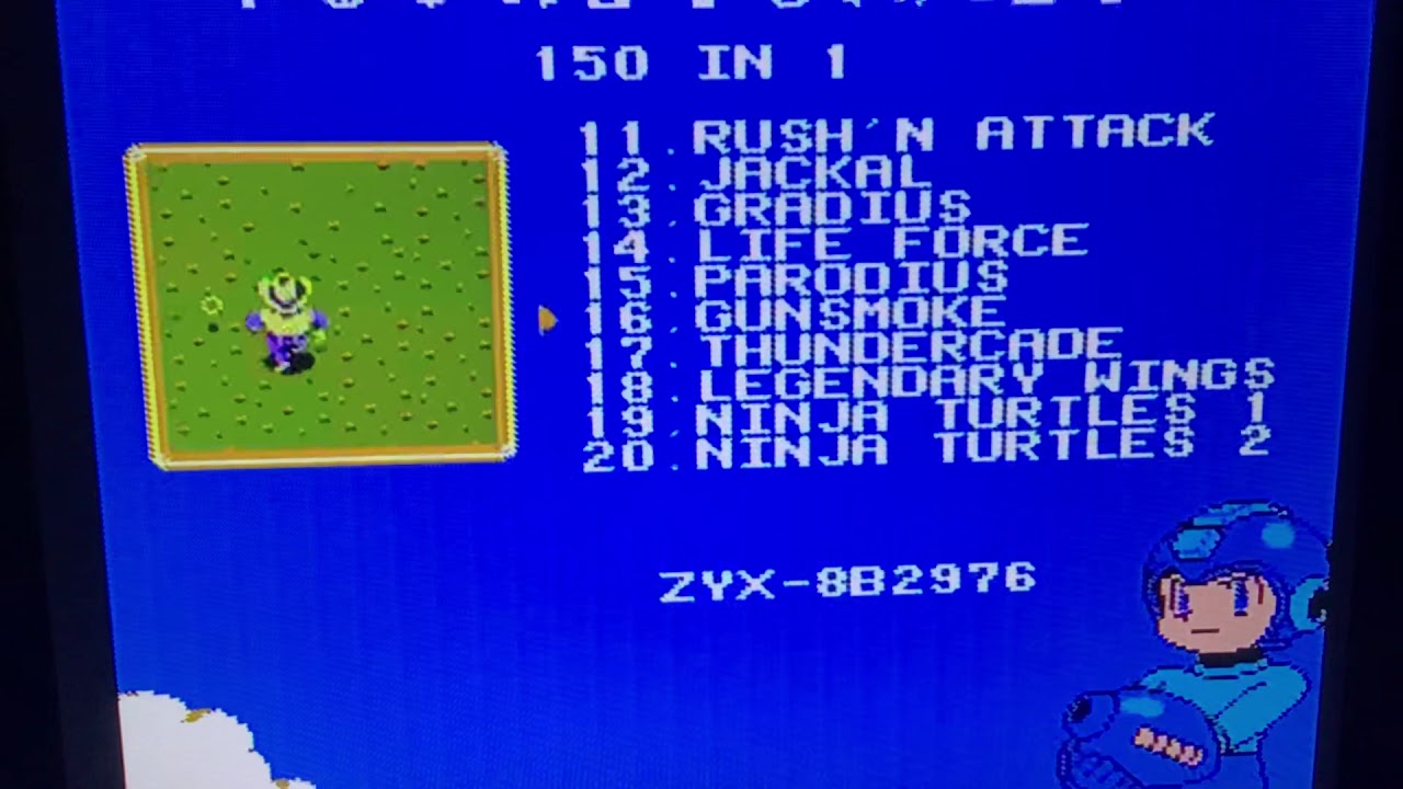 (Fast scroll) Pocket Games 150 in 1 for Family Computer - YouTube