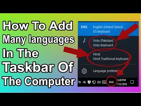 How To Show Language Bar On Taskbar | Windows 7,8,10 XP | 2018 - YouTube