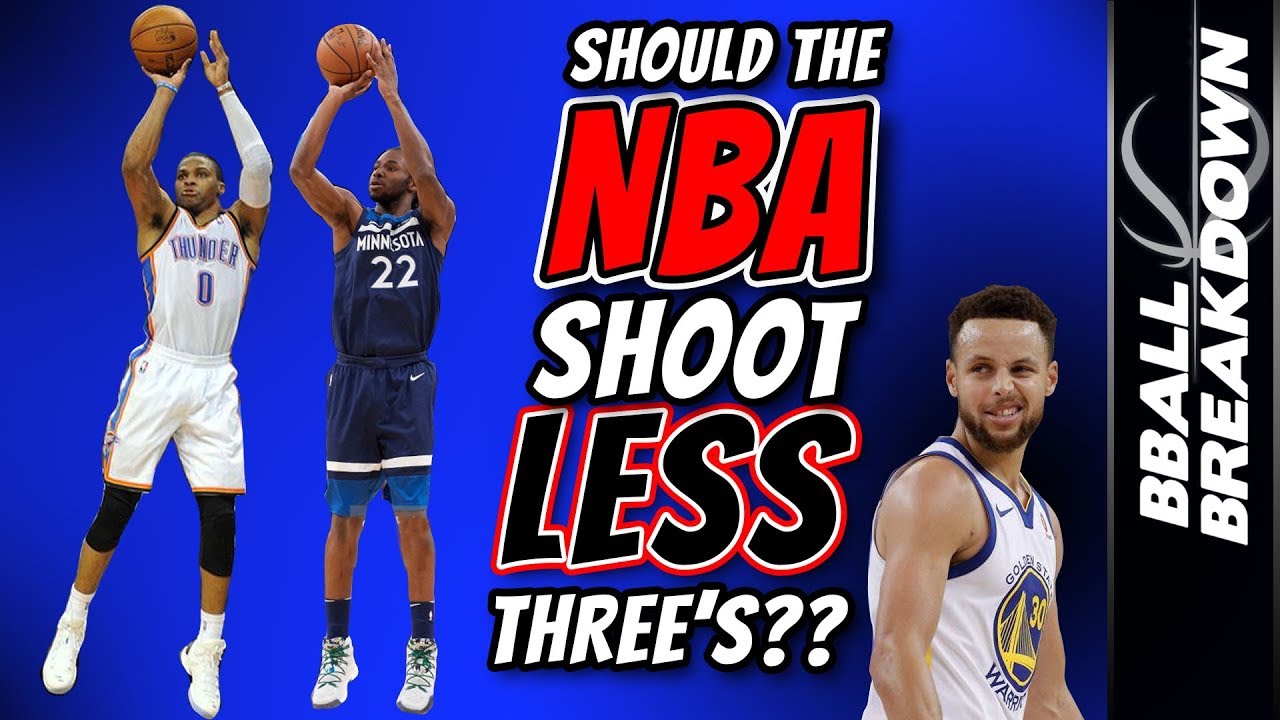Should The NBA Shoot LESS Three's? - YouTube