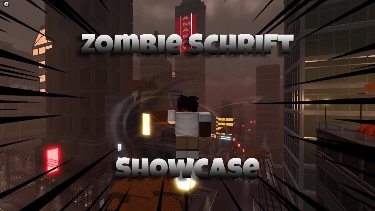 Showcasing NEW ZOMBIE Schrift (Type Soul) - YouTube