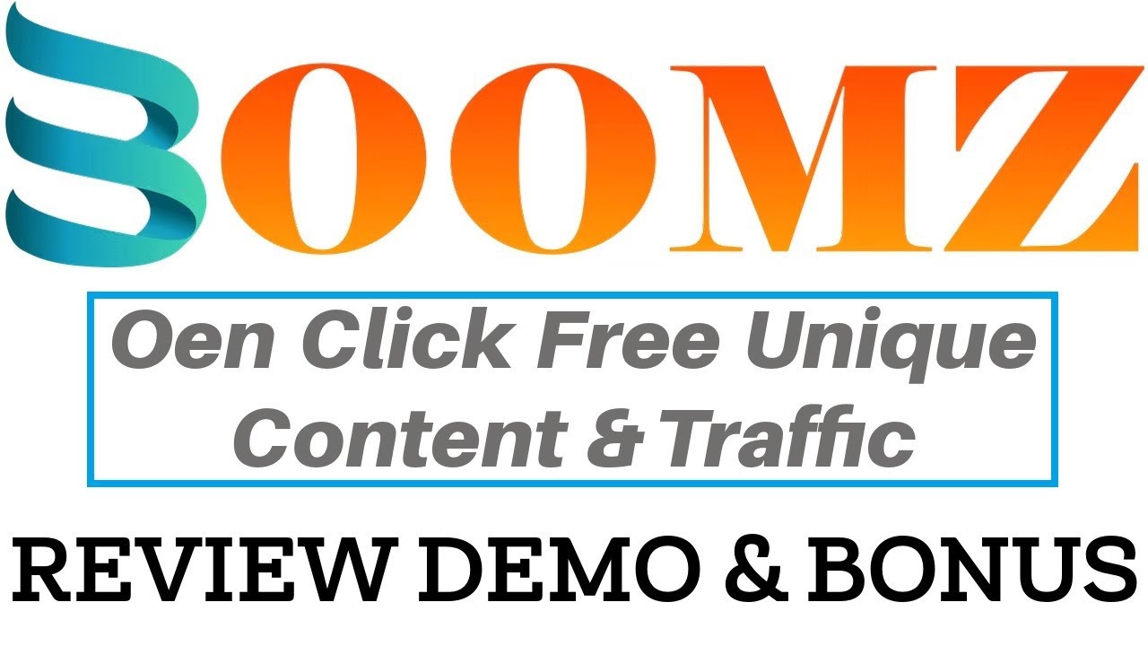 BoomZ Review Demo Bonus - Totally Unique Content Creation Software ...