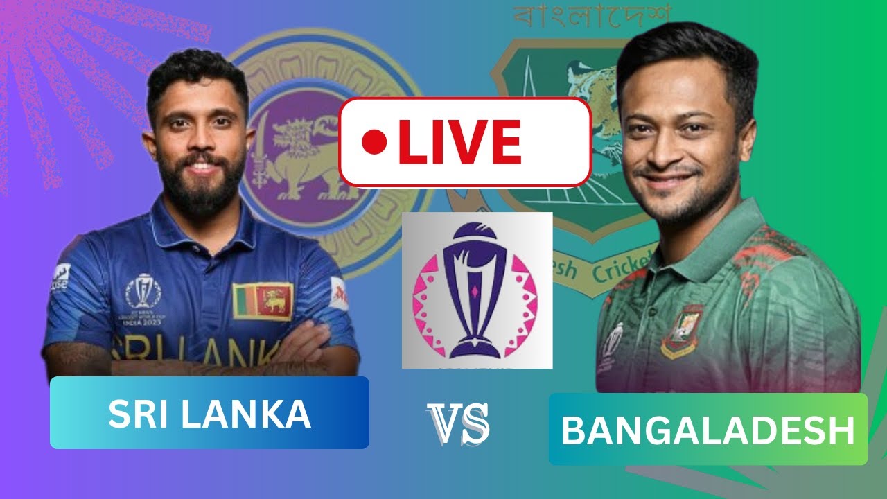 First Rhythm Live Stream SL vs BAN Live world cup cricket Match - YouTube