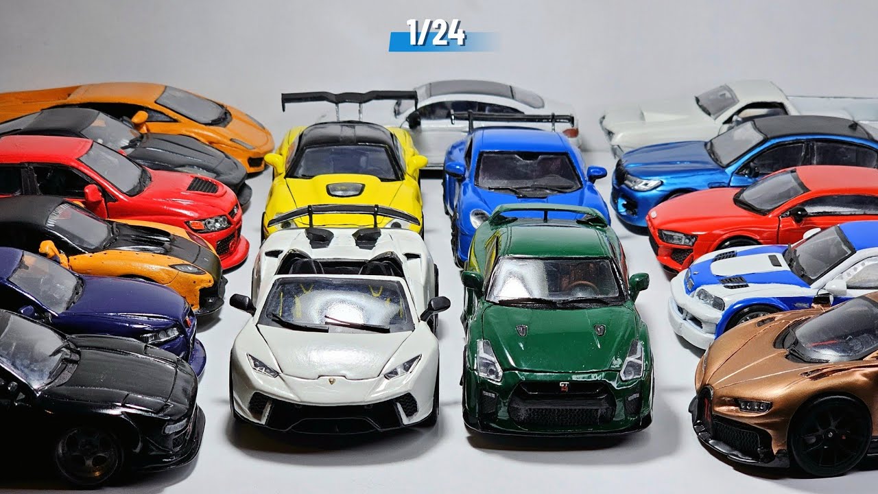 Handmade PVC car collection (16 projects | 2000 hours | 1/24) - YouTube