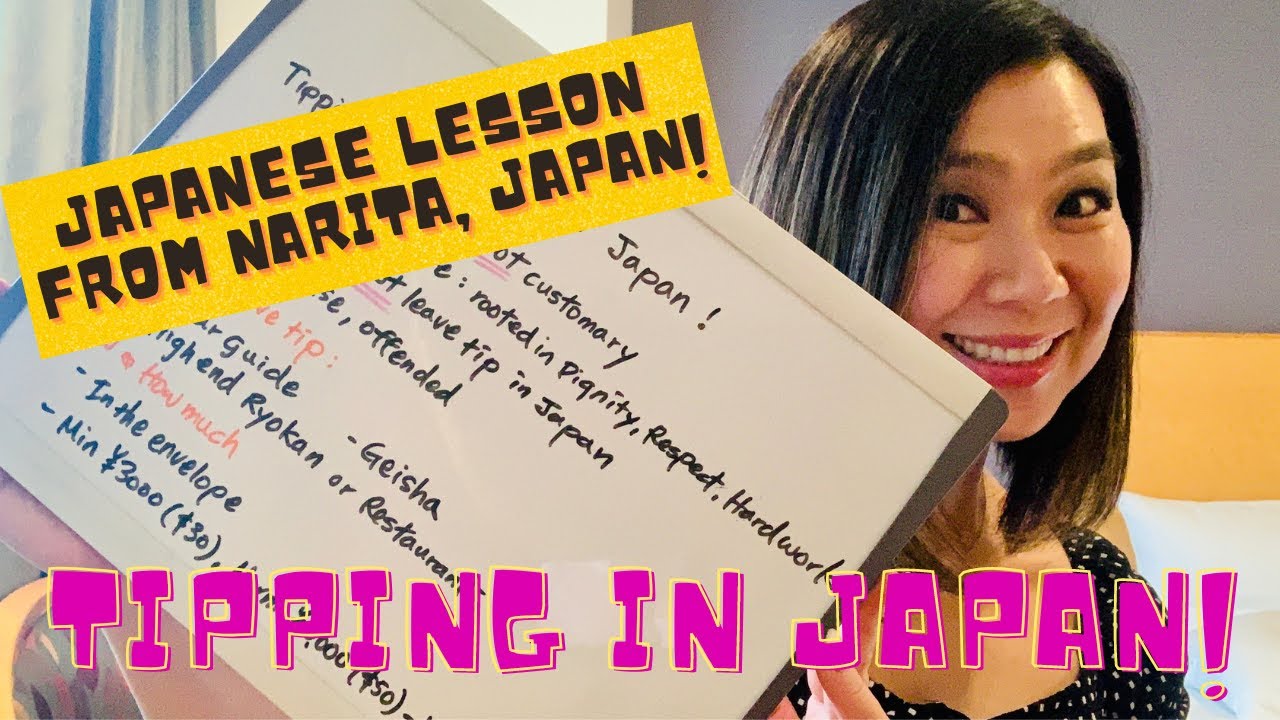 [Tipping in Japan] Japanese lesson from Narita Japan! #nihongo # ...