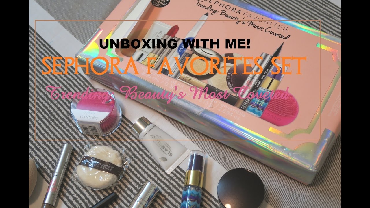 #10 | UNBOXING: SEPHORA FAVORITES TRending Beauty's Most Coveted - YouTube