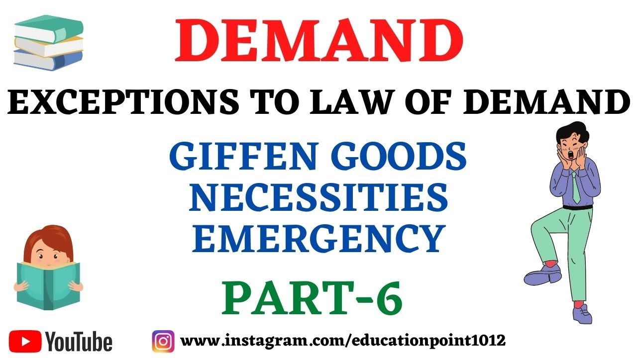 DEMAND | EXCEPTIONS TO LAW OF DEMAND | WHAT IS DEMAND? ECONOMICS | PART ...