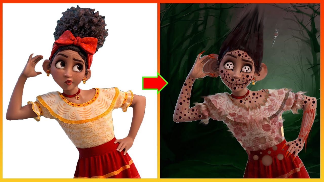 Encanto Characters Turn Into Monster| Creepy Cartoon| Ideas For ...