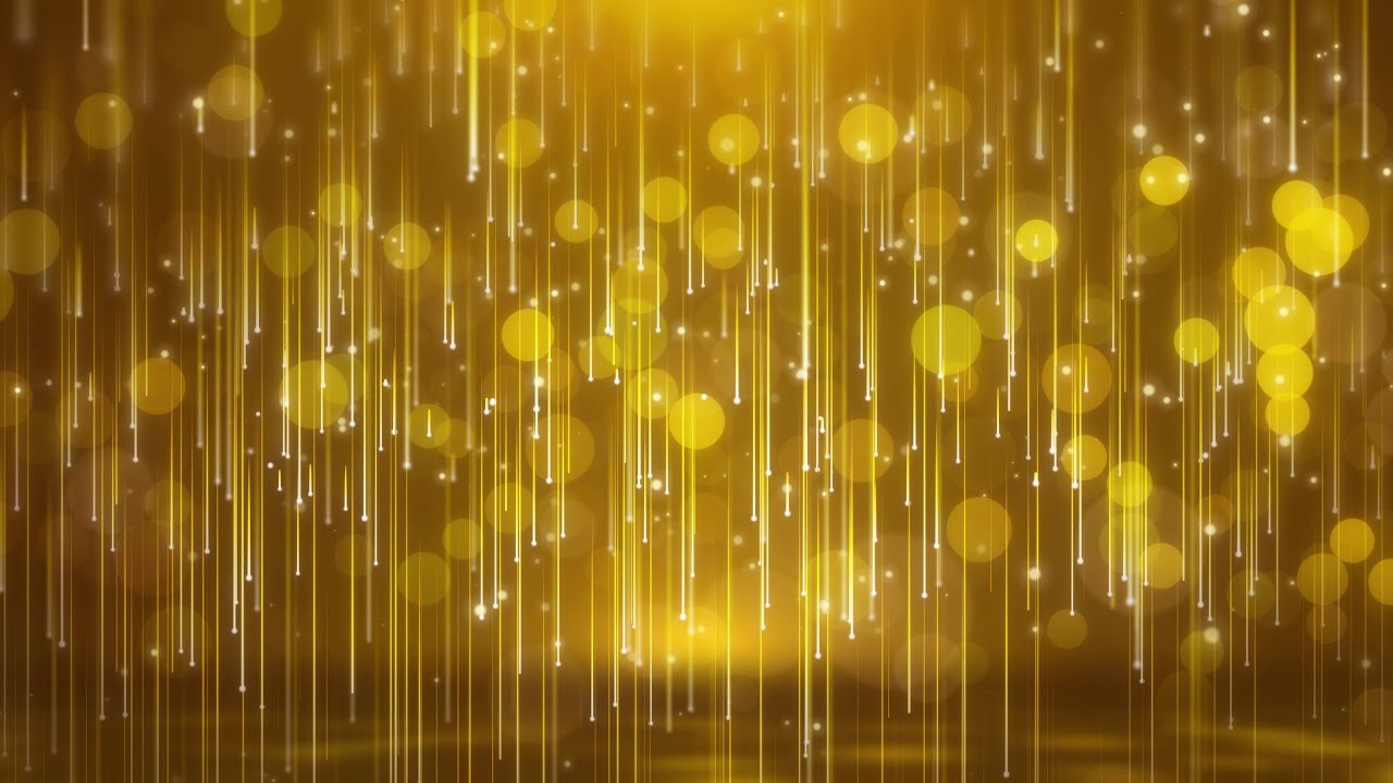 gold Luxury Awards Background, Gold Particle Rain Led Light wall VJ/DJ ...