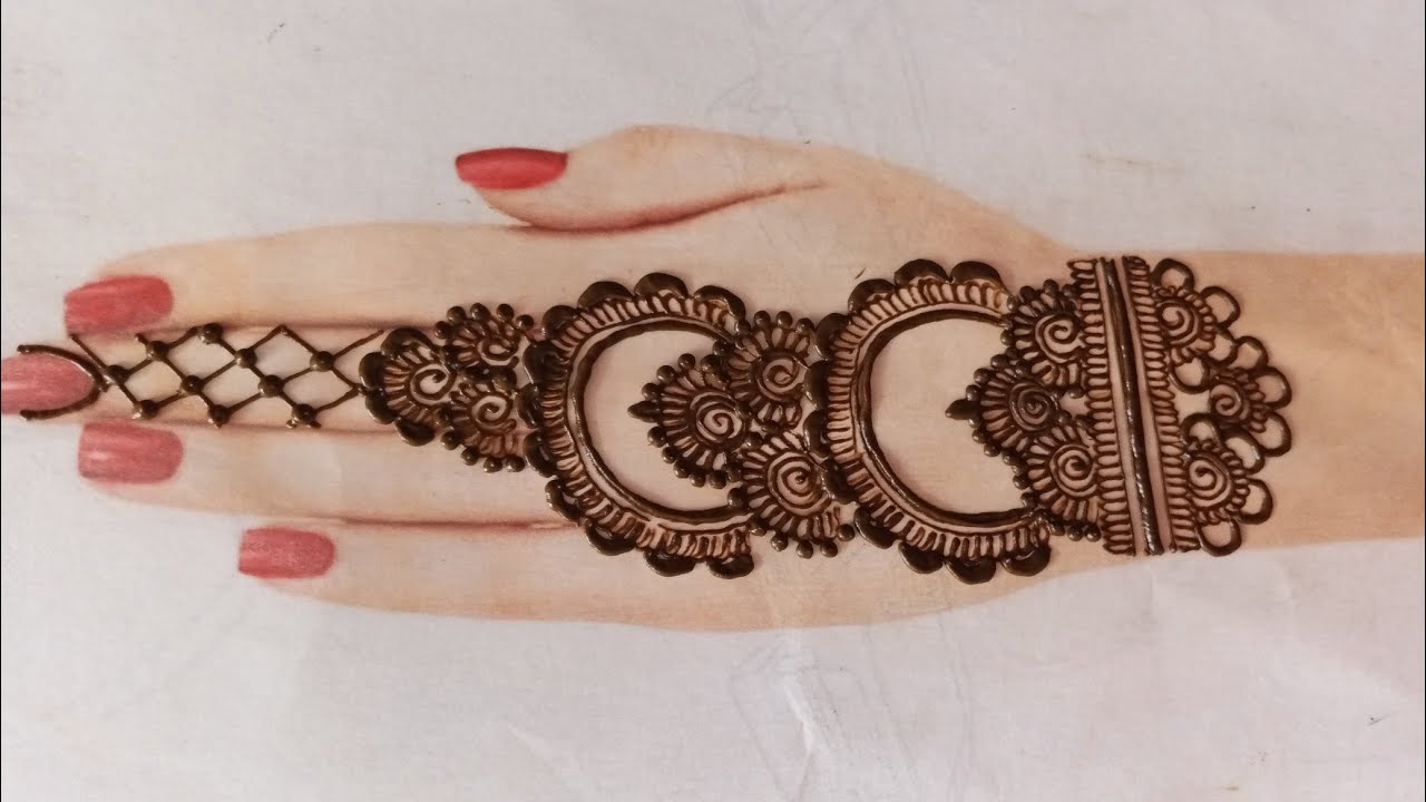 Rakhi Karva Chauth Special Mehndi Design|Simple mahanadi design for ...