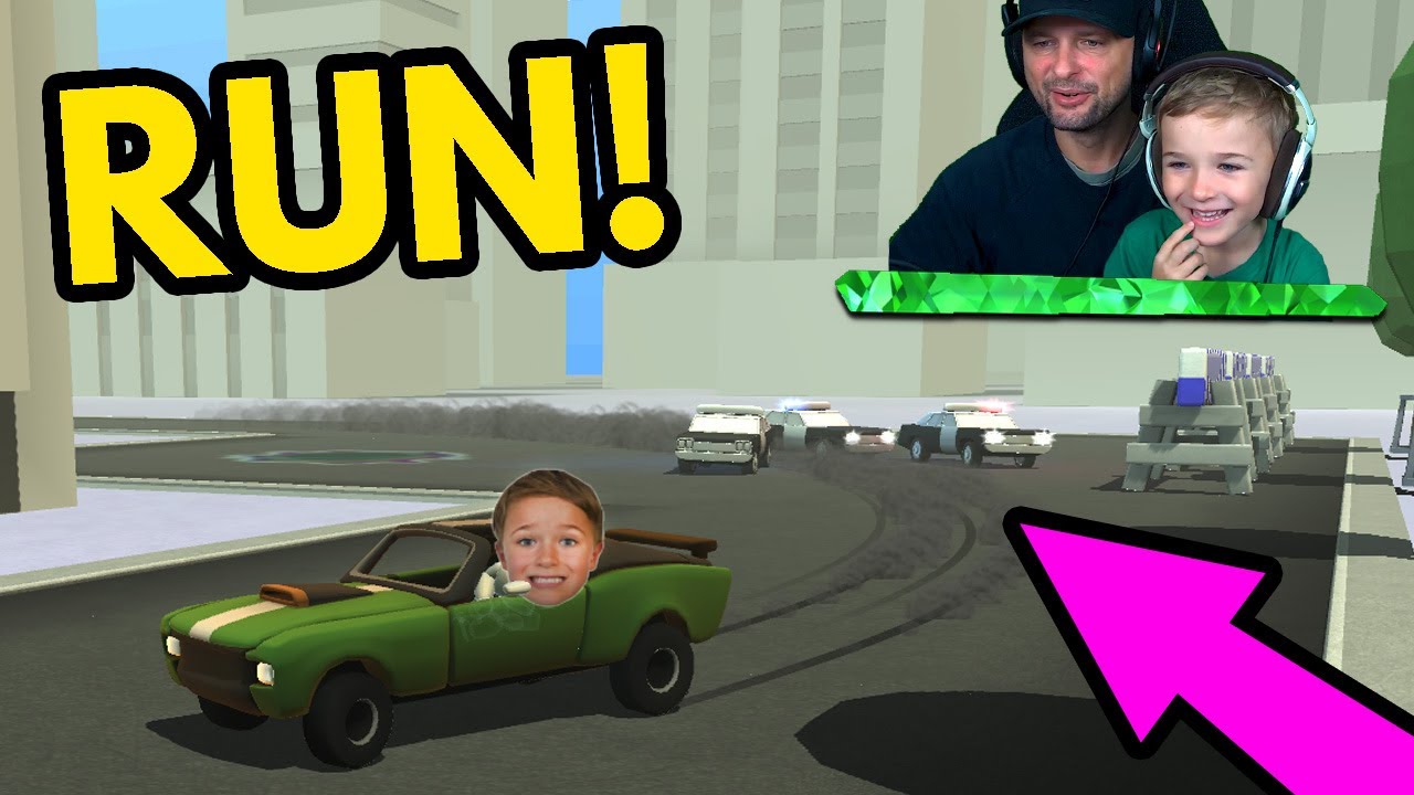 Police Escape Story Part 1 in Turbo Dismount! - YouTube