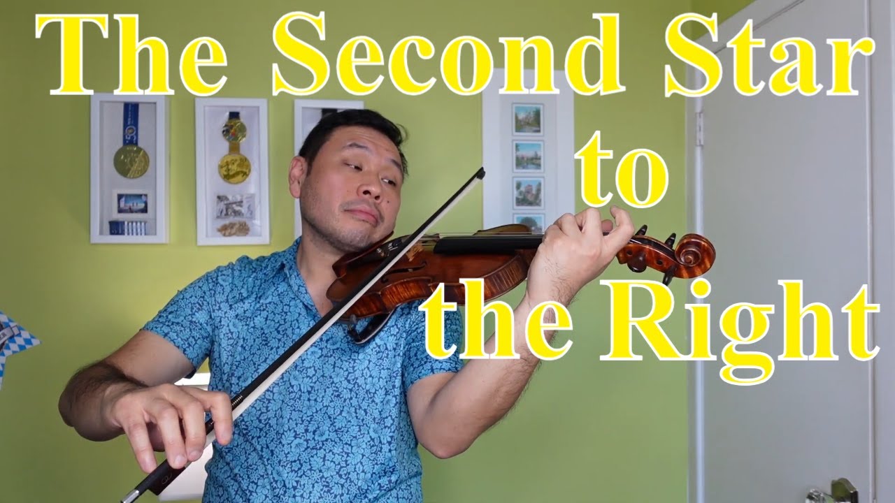 The Second Star To The Right- Peter Pan. Violin #Disney - YouTube