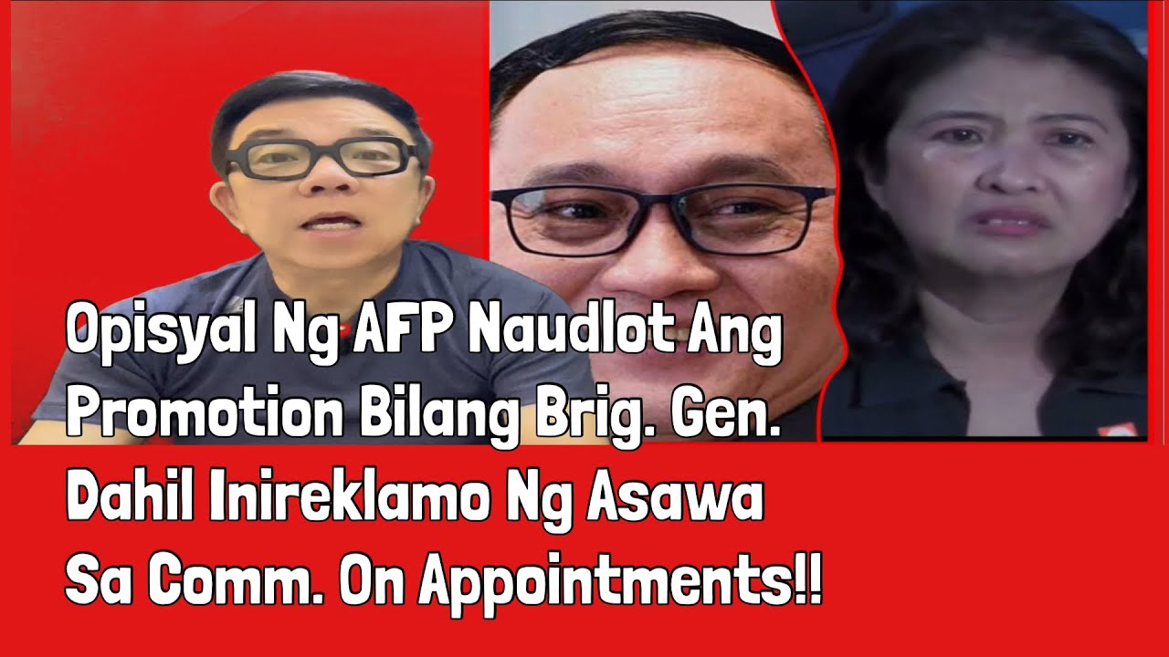 AFP Official Na Si Ranulfo Sevilla Naharang Ang Promotion Dahil ...