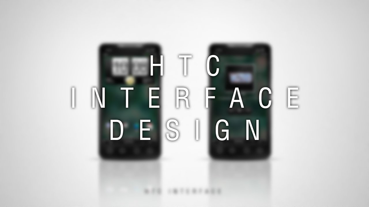 HTC Interface Design | Speed Art - YouTube